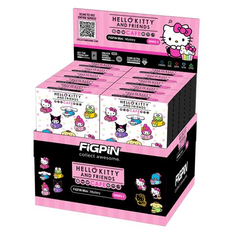 Hello Kitty And Friends Mystery Figpin Mini Series 3 Blind Box