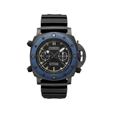 沛纳海 Panerai Submersible潜行系列 47MM DLC涂层钛 自动机械机芯 男表 PAM01239 小迈步海淘品牌官网
