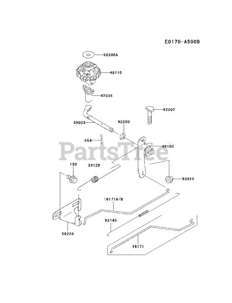 Kawasaki Fj180v Bs04 Kawasaki Engine Control Equipment Parts Lookup