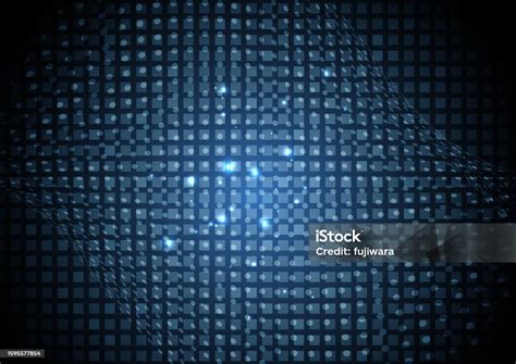 Small Digital Technology Texture Background Stock Illustration