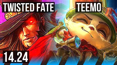 TWISTED FATE Vs TEEMO MID KR Master YouTube