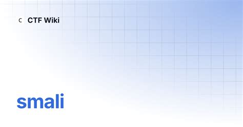 Smali Ctf Wiki
