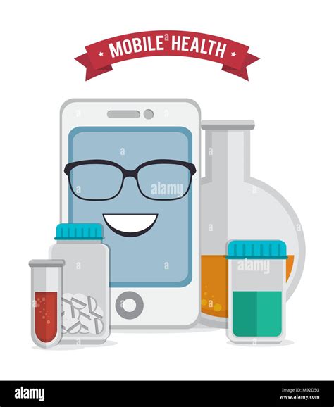 Mobile Health Design Stock Vector Image Art Alamy
