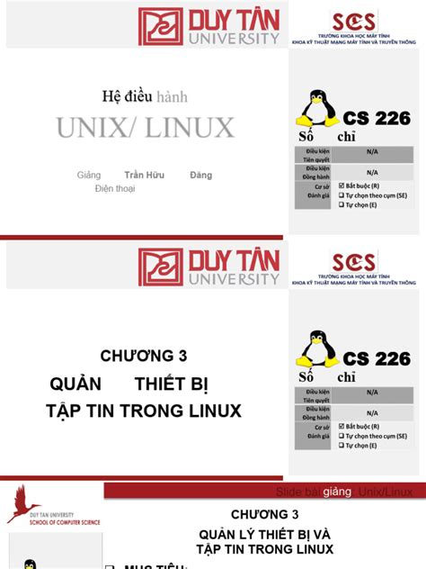 Cs 226 He Dieu Hanh Unix Linux 2024 Slides 06 Pdf