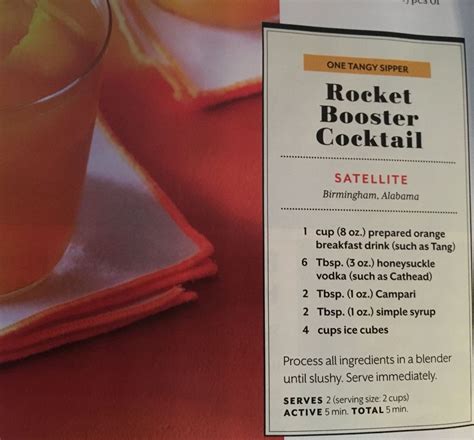 Rocket Booster Cocktail
