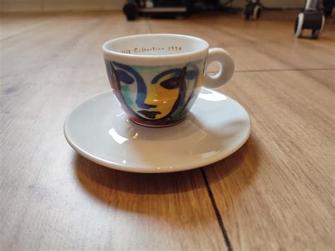 Illy Art Collection 1993 Face Italiane Espresso Sandro Chia 1 Cup And Saucer Ebay