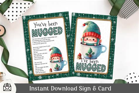 You Ve Been Mugged Game Printable Mugged Sign And Etsy