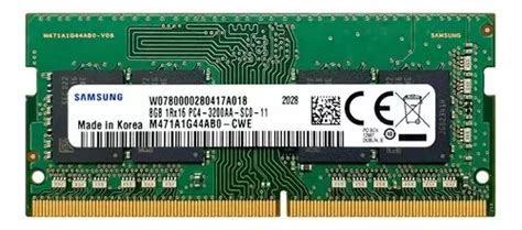 Memoria Ram Ddr4 8gb 3200 Samsung Portatil