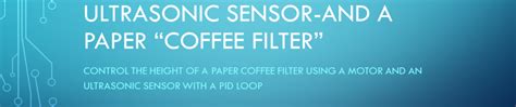 Arduino Pid With Motor Ultrasonic Sensor And A Paper Basket Type
