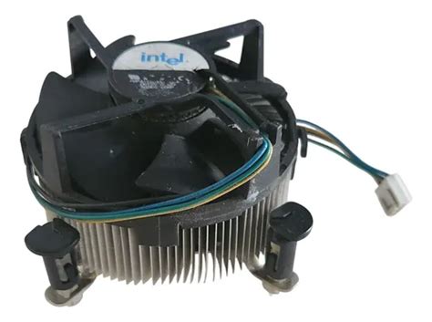 Cooler Pc Intel Socket 775 Original 4 Pines Funcionando Negro