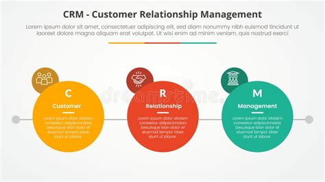 Crm Customer Relationship Management Infographic Concept For Slide