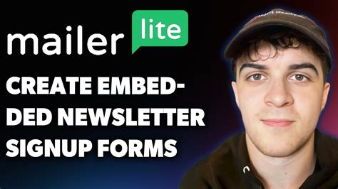 How To Create Embedded Newsletter Signup Forms Mailerlite Full 2025 Guide Youtube