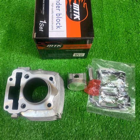 Mtk Cylinder Block Set For Raider J Fi 115 Standard Size Shopee