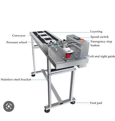 Belt Stacker And Feeder Conveyor For Batch Codng Capacity 50 Kg Feet