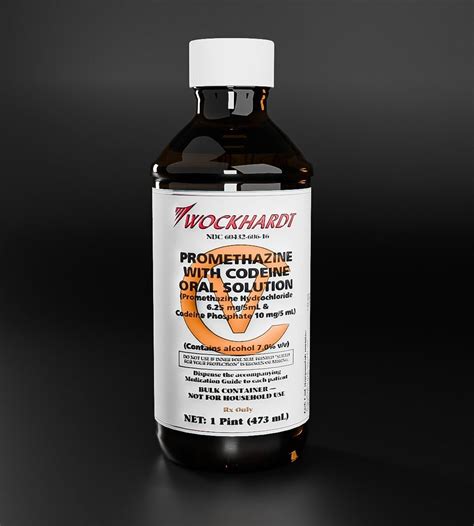 3d Model Wockhardt Promethazine Bottle Vr Ar Low Poly Cgtrader