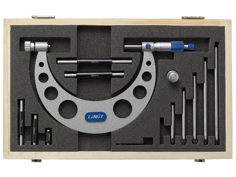 Set de micromètres extérieurs analogiques mm Limit MMS Contact TORROS