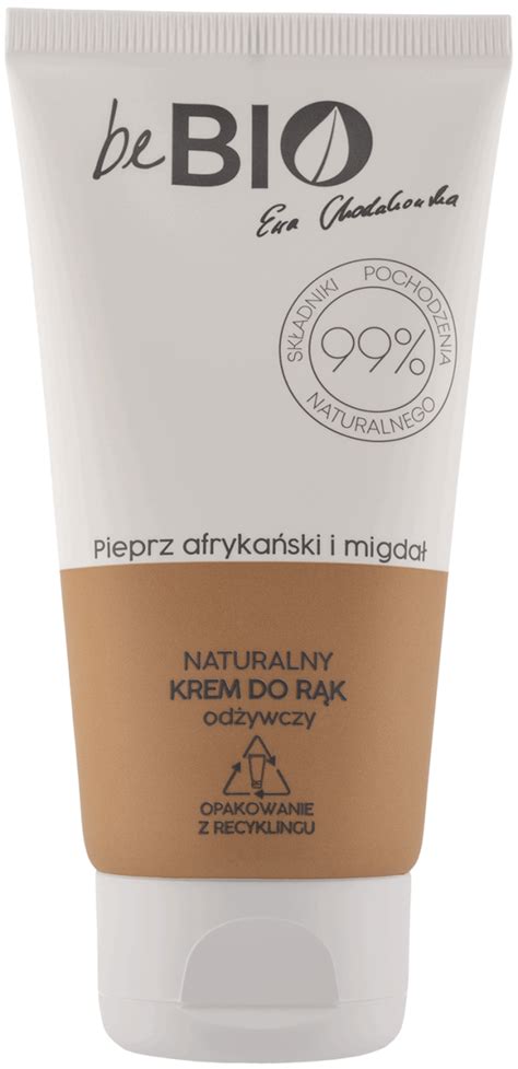 BEBIO EWA CHODAKOWSKA naturalny krem do rąk odżywczy pieprz afrykański i migdał ml