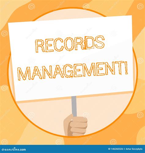 Handwriting Text Writing Records Management Concept Meaning
