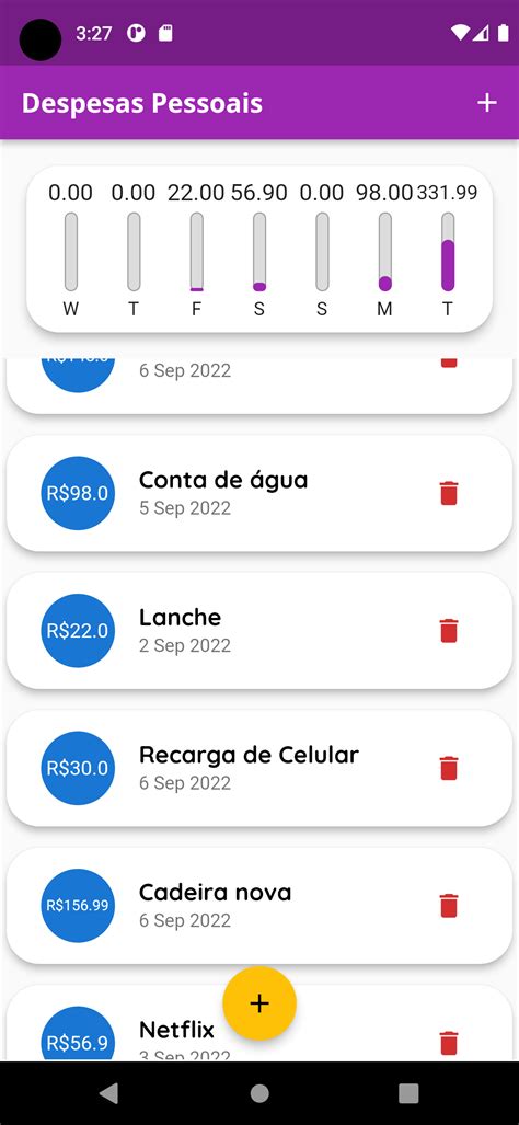 Github Caio1705 Flutter Expenses App Um Aplicativo Em Flutter Que