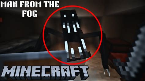 The Man From The Fog Is Chasing Me Minecraft Bedrock Dwellers Mod Youtube