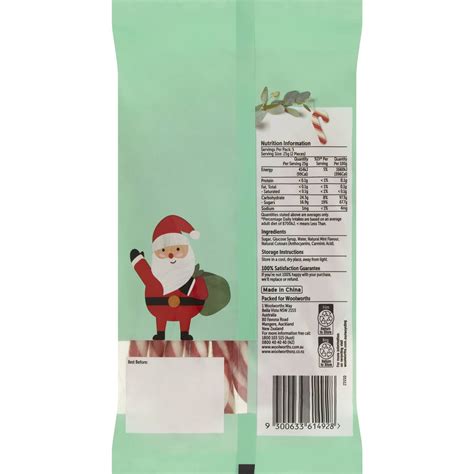 Woolworths Candy Cane Mint 10 Pack Bunch