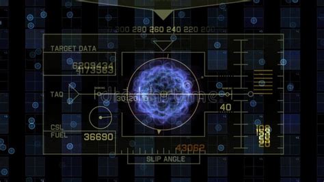 Animated Digital Dashboard Stock Video Video Of Futuristic Artificial 239072381