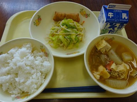米沢六中 学校日誌 本日の給食