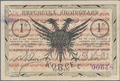 Albania Albanien Banknoten Stamp Auctions