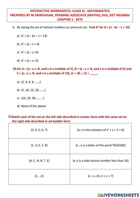6616803 Class Xi Maths Chapter 1 Sets Mahalingam