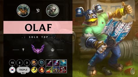 Olaf Top Vs Camille KR Master Patch 14 11 YouTube