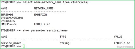 Oracle数据库中的各种名字select Name From Vdatabase Csdn博客