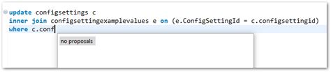 Code Completion Not Working On Update Querys On 2321 · Issue 21373