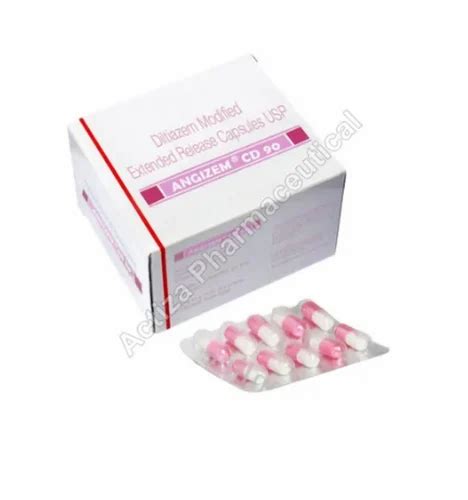 Diltiazem Cd 90mg Capsule At ₹ 115box Pharmaceutical Tablets In