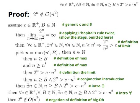 Ace165 Week 9 Big O Proof