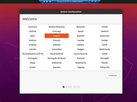 Windows 10 Hyper V Ubuntu 2004 Lts Installation Procedure Shima