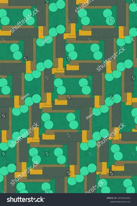 Abstract Simple Shapes Textures Vector Background Stock Illustration