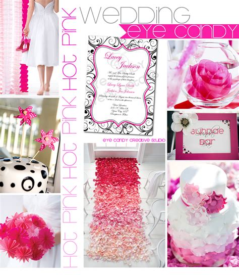 Eye Candy Creative Studio Wedding Hot Pink Inspiration Board