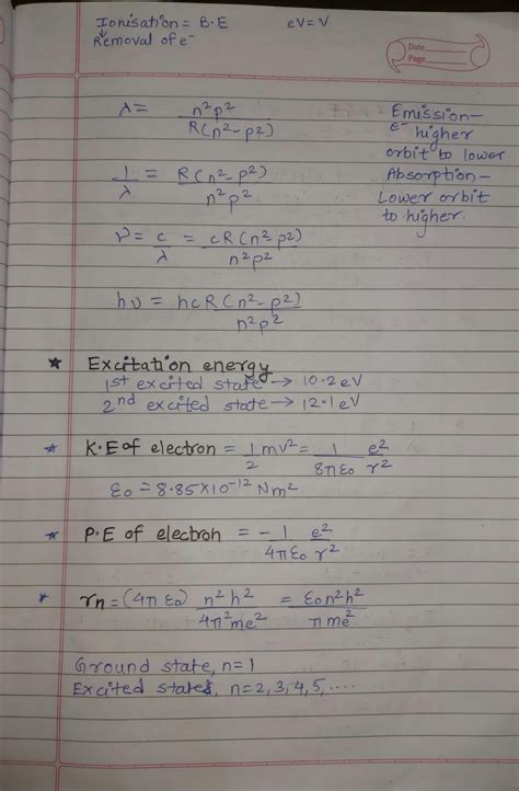 SOLUTION Short Notes Of Structure Of Atoms And Nuclei Studypool