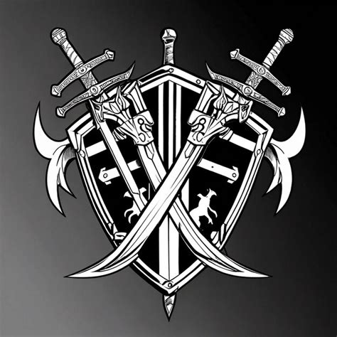 A Ship With A Sword And The Word Quot Sword Quot On It Premium Ai