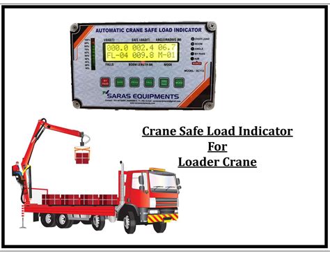 automatic safe load indicator for hydra crane automatic safe load