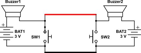 Power Supply Using A Single Pushbutton Switch For 2 Seperate Circuits Electrical Engineering