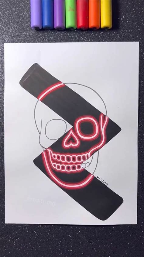 How To Draw Neon With Markers At Declan Newling Blog