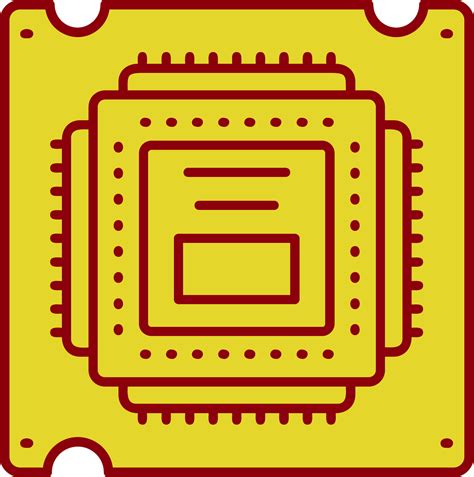 Processor Vintage Icon Vector Art At Vecteezy