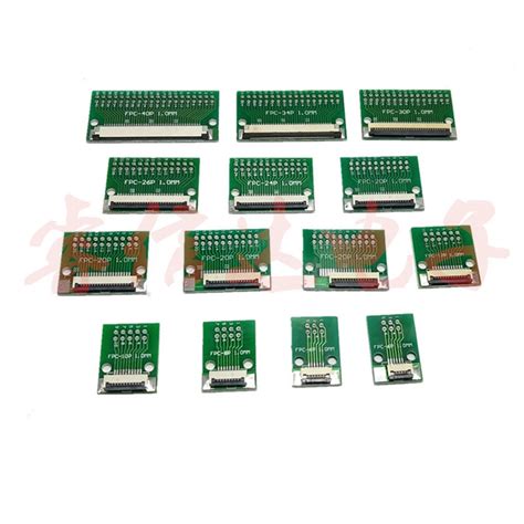DIY FPC FFC Adapter Board 1 0mm Connector 4P 5P 14P 18P 26P 30P 34P 40P In Connectors From