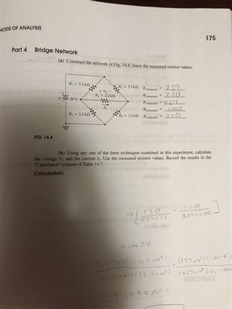 solved hods of analysis 175 part 4 bridge network a