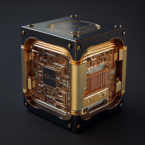 Premium Photo Quantum Computer Digital Cyber Space