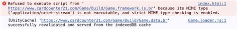 Reactjs Embedded Unity Webgl Game Not Loading On Website Stack Overflow