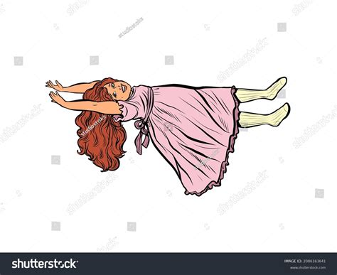Levitating Girl Over 1529 Royalty Free Licensable Stock Illustrations