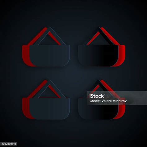 종이 는 검은 배경에 고립 된 인도 향신료 아이콘을 잘라 종이 아트 스타일 벡터 3차원 형태에 대한 스톡 벡터 아트 및 기타 이미지 3차원 형태 강황 건강한 생활방식