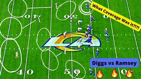 STEFON DIGGS VS JALEN RAMSEY WEEK 1 2022 RAMS VS BILLS YouTube